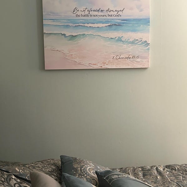 Custom Bible Verse Canvas Wall Art, Stretched Canvas Christian Home ...