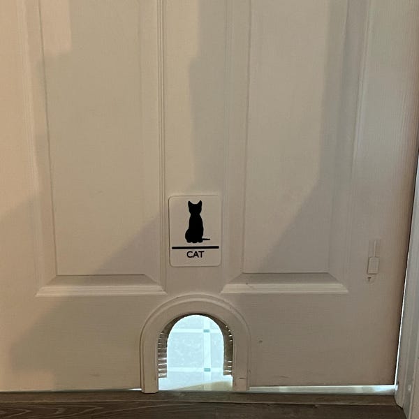 3D Printed Litter Box Sign, Restroom Sign for Cats - Etsy