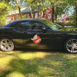 GHOSTBUSTERS Movie Prop Logo Large Car Door Magnets Classic Ecto ...