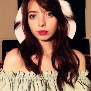 Realistic Cow Ears and Horns Cosplay Ears Tubbo Cosplay Cow | Etsy