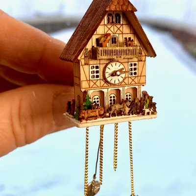 Cuckoo Clocks, KITS, Diy, Inch Scale, 1/12, Assembly Required - Etsy