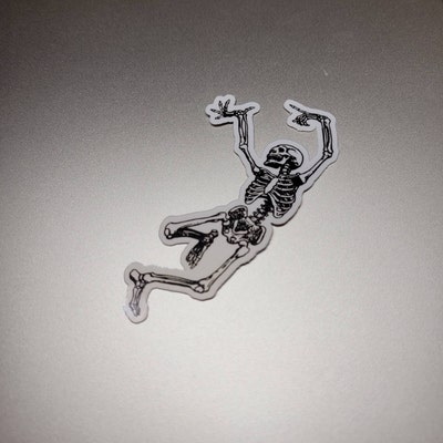 Skeleton Sticker Skeleton Dancing Sticker Vinyl Sticker Laptop Sticker ...