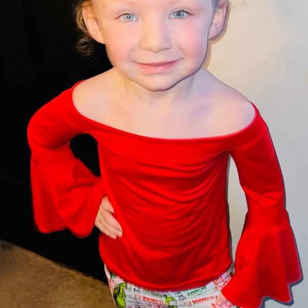 Grinch Bellbottom, Grinch Holiday Bells, Grinchmas Flares, Grinch Girls ...