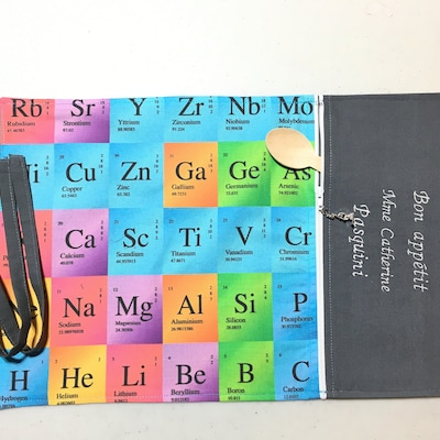 Science Fabric Periodic Table Elements by Robyriker - Etsy
