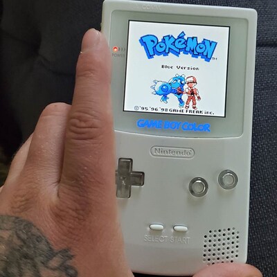 The Latest Tech Gameboy Color GBC Black Shell logo Color Can - Etsy