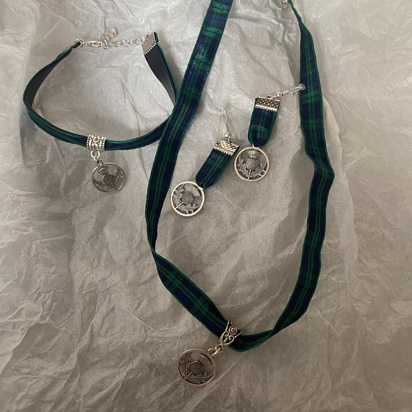 Plaid Tartan Pendant, Choose Your Scottish Family Clan Jewellery, Handmade in Scotland - Etsy