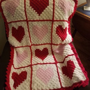 CROCHET PATTERN Cherry Blossom Tree Branch Afghan, Corner-to-corner ...