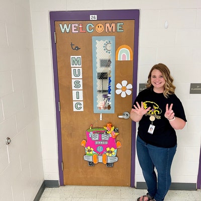 Groovy Boho Classroom Door Display - Etsy