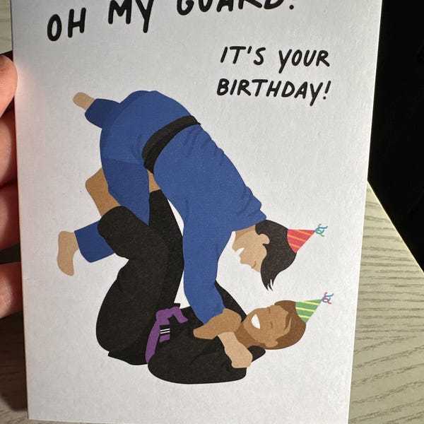 Oh My Guard! It's Your Birthday Greeting Card | Happy Birthday Gifts ...