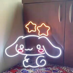 Kaw Neon Sign, Kawaii Anime Kaw Led Neon Sign Light for Kids Bedroom ...