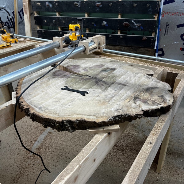 Router Sled Plans for Flattening Slabs - Etsy