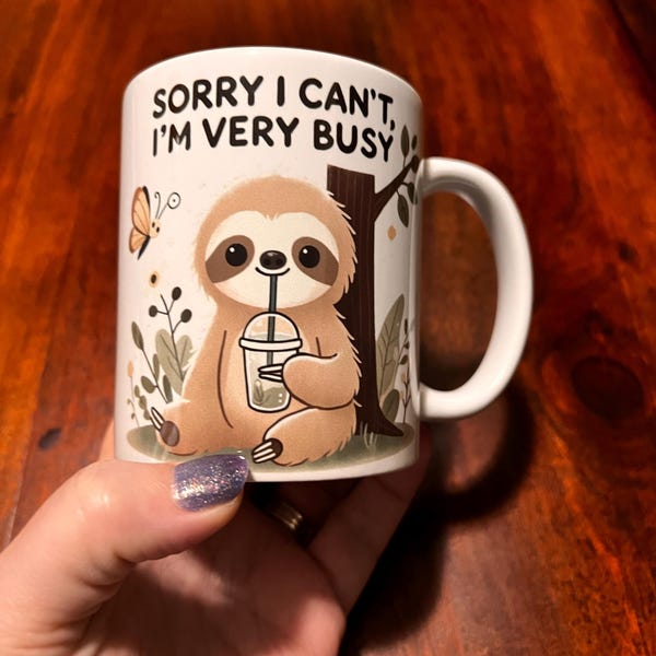 Funny Bear Mug Bearly Awake Coffee Mug Meme Bear Lover Gift Depression ...