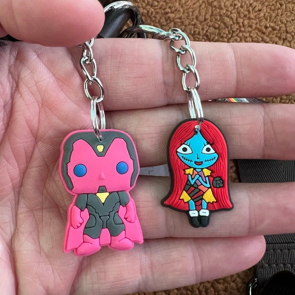 Avengers Marvel Keyrings/keychains | Cartoon Guardians of Galaxt S Dc ...