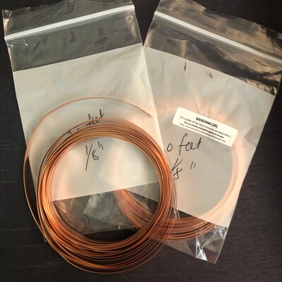 Flat Smooth Solid Copper Strip Wire for Face Mask Choose Your Length ...