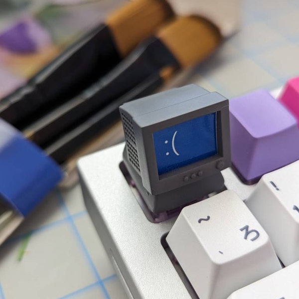CRT Monitor Artisan Keycap for Cherry MX Mechanical Keyboard ...