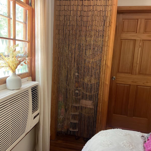 Bamboo Beaded Curtain Turtles Swimming in a Reef - Etsy