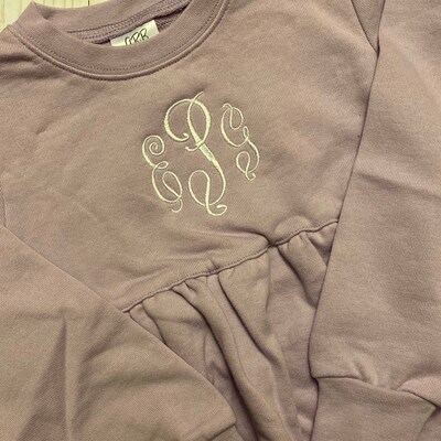 Heirloom Monogram Embroidery Font Set Instant Download - Etsy