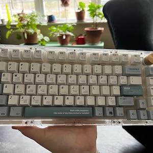 Gradient Shadow Side-printed Keycap Set, OEM Profile, Shine-through ...