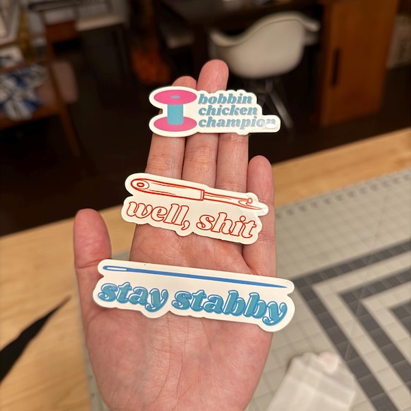 Well, Sh*t! Seam Ripper Sewing and Quilting Vinyl Sticker - Etsy