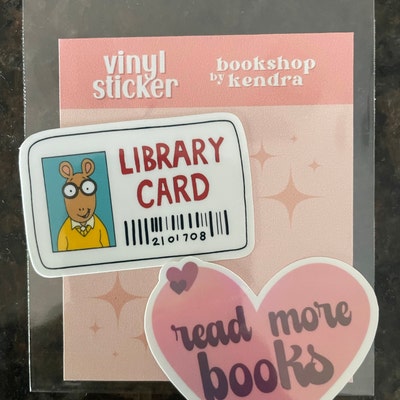 DW Library Card Bookmark Holographic Magnetic Bookmark Book Club ...