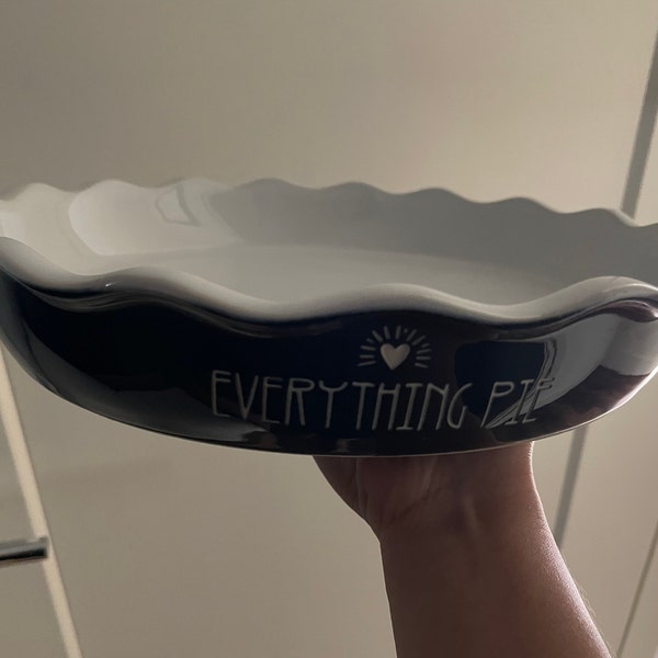 Made With Love Personalized Ceramic Pie Dish, Personalized Mother's Day ...