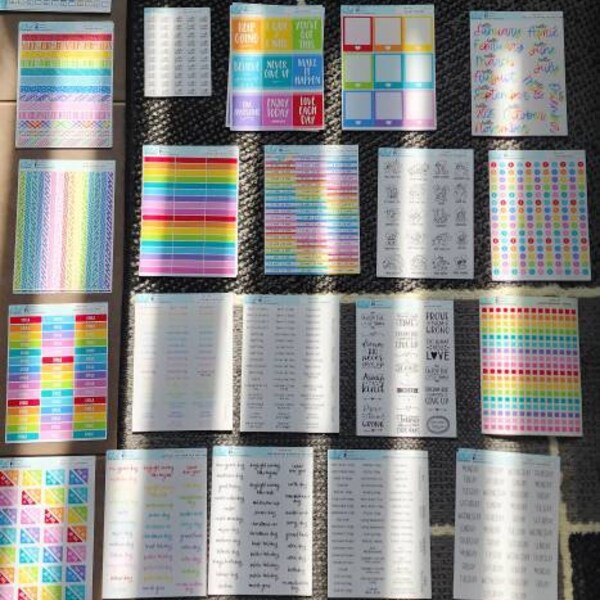 Star Signs Planner Stickers, Three Sizes Including Tiny, Removable - Etsy