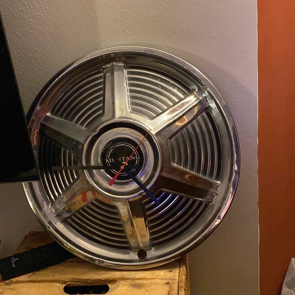 Chevy Hubcap Wall Clock - 1975 Chevrolet Chevelle Impala Hub Cap Art ...