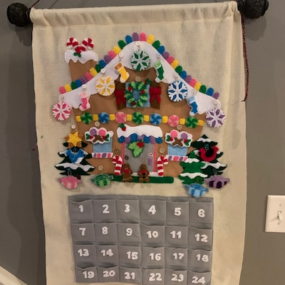 Gingerbread House Advent Calendar Pattern 24 Ornaments PATTERN Instant ...