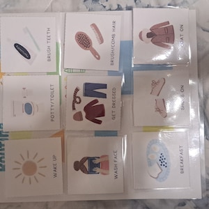 Editable Daily Routine Cards, Toddler Routine Chart, Daily Rhythm ...