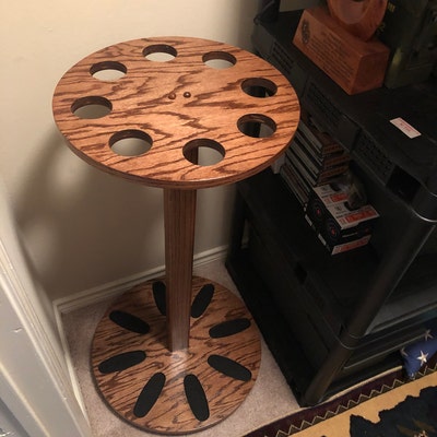 Corner Gun Rack 6-gun Oak Rifle / Shotgun Display - Etsy