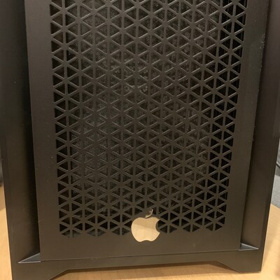 Apple Label / Aufkleber / Sticker / Badge / Logo Metal/chrome 24mm X ...