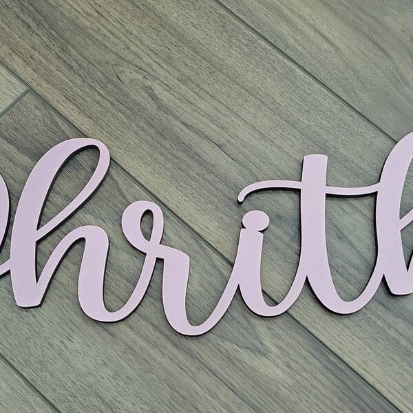 Wooden Name Sign Custom Name Sign Baby Shower Gift Custom Nursery Decor ...