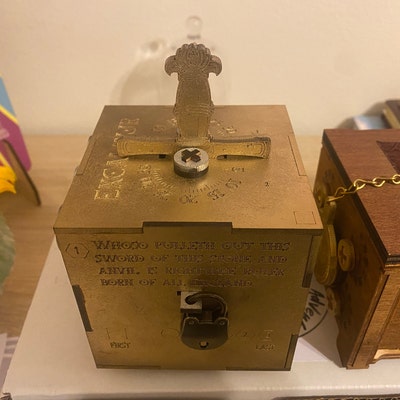 Excalibur: Sword in the Stone Escape Room & Puzzle Box - Etsy