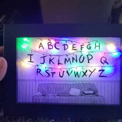 Stranger Things Decor Stranger Things Shadow Box Halloween Decor ...