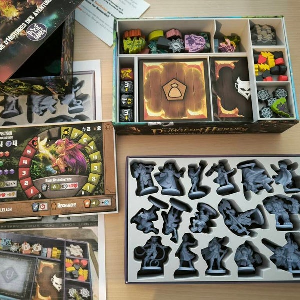 D&D - Legend of Drizzt | Board Game Insert | Organizer - Etsy