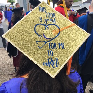 Graduation Cap Topper Cute Enough to Stop Your Heart | Etsy