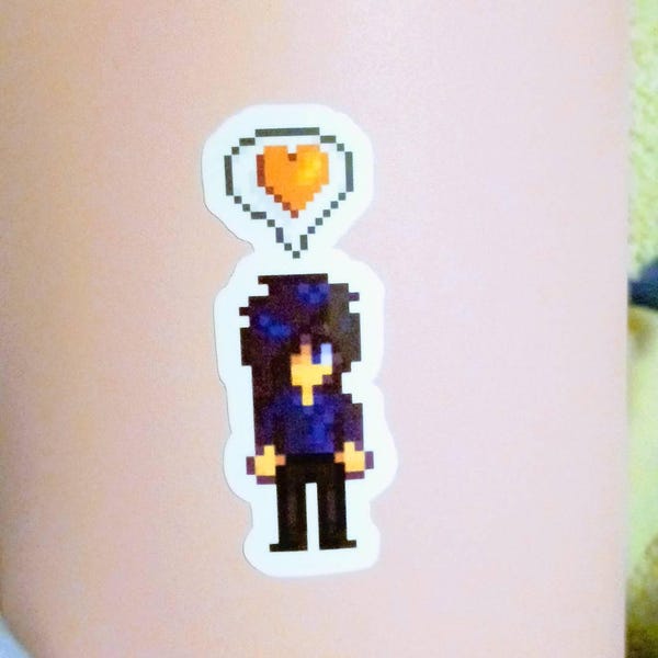 Sebastian Sticker, Stardew Valley Sticker, Gamer Sticker, Cozy Gaming ...