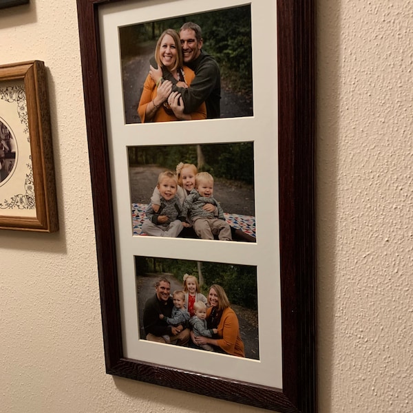 US Army Custom Military Photo Frame - 11" X 14" - Solid Red Oak - Real ...