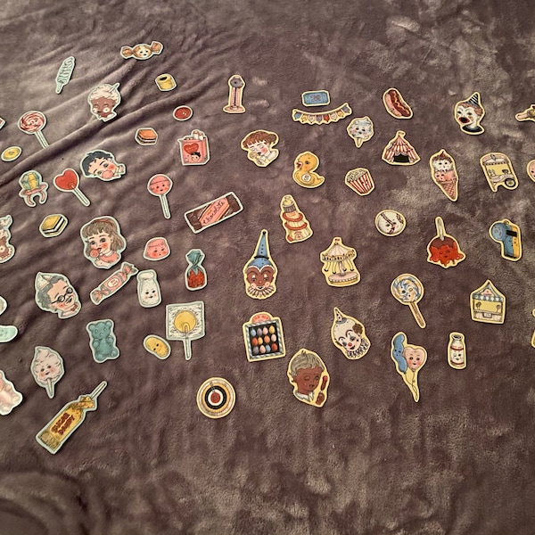 Carnival STICKERS (30 Pack) - Etsy