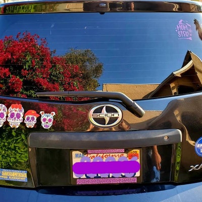 Premium Black Purple Bling Crystal Diamond License Plate Frame for Car ...