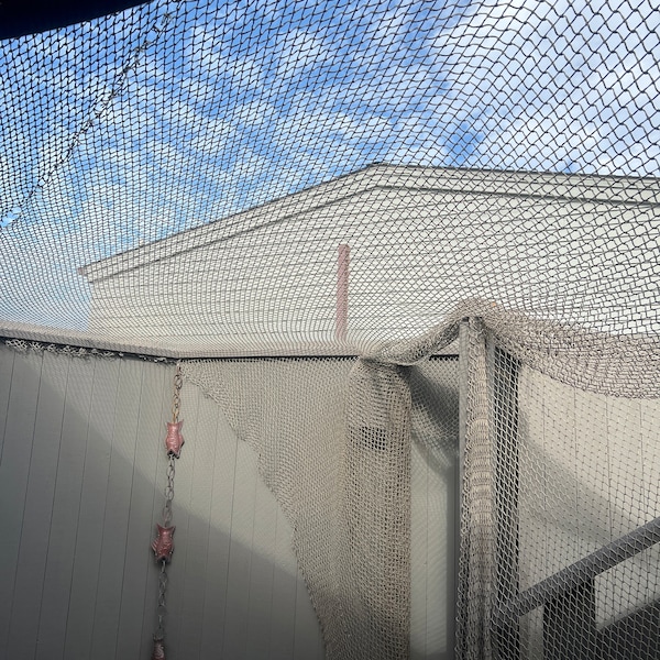 Authentic Fish Net Cut From Real Commercial Fishing Nets - 15 Ft X 15 ...