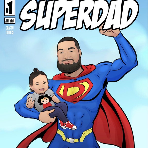 Custom Comic Book Art - Superhero Cover Art - Custom Made Poster ...