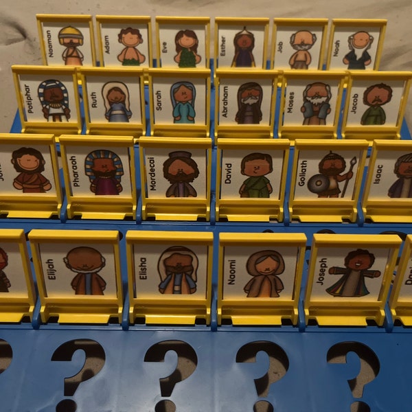 Old Testament Guess Who?™ | Guess Who?™ Game Cards | Christian Game for ...