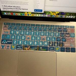 Stitch Keyboard Sticker/cover for MacBook Pro and Air Decal for Apple ...