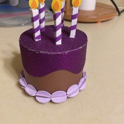 Bundle of 3D Birthday Cake Gift Box SVG Cut Files 3 Mix & Match 3D ...