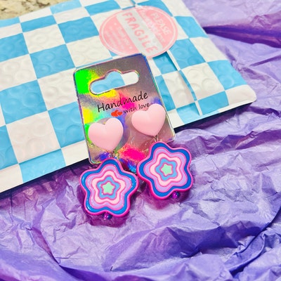 Colorful Clutter Necklace - Etsy