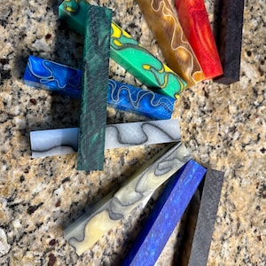 Corn Cob Pen Blanks Dyed and Stabilized Perfect for Slimline - Etsy