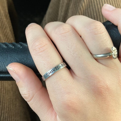 Scripture Ring, Cross Ring, Bible Verse Ring, Faith Ring, Philippians 4 ...