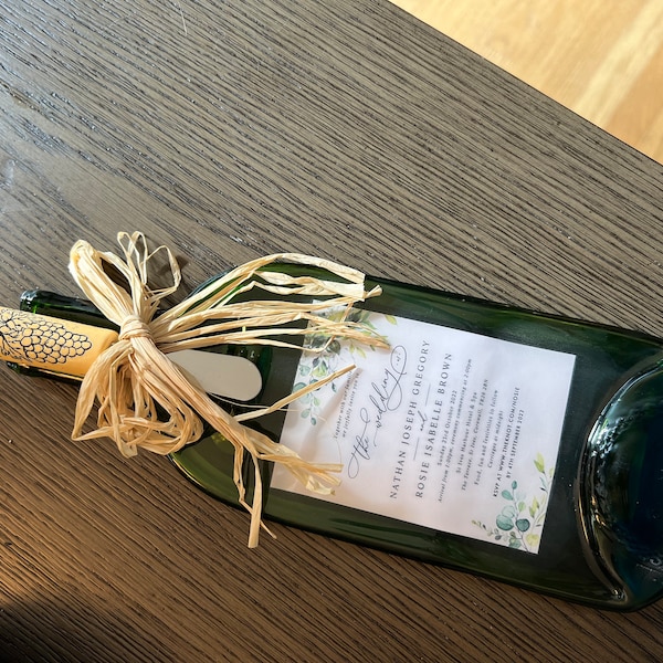 Personalized Wedding Invitation Cheese Board - Etsy