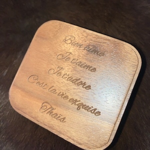 Custom Melody Music Box / Personalized Music Box With a Custom Metal ...